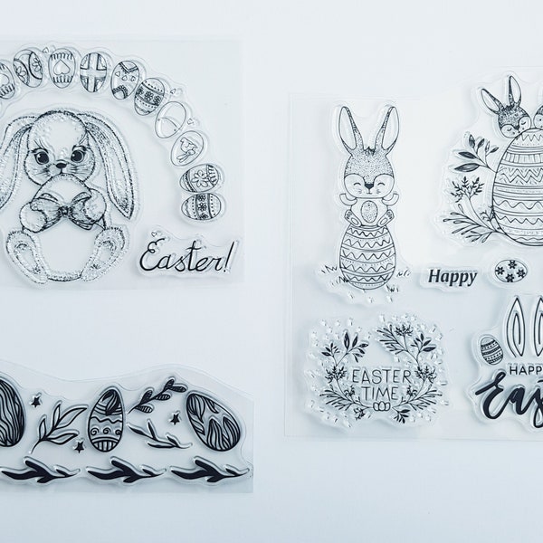 Easter Bunny Stamp - Etsy