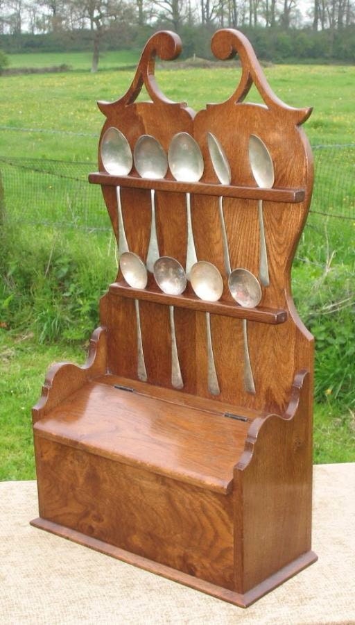 18th Century Georgian Style Spoon Rack Made Using Reclaimed Recycled ...