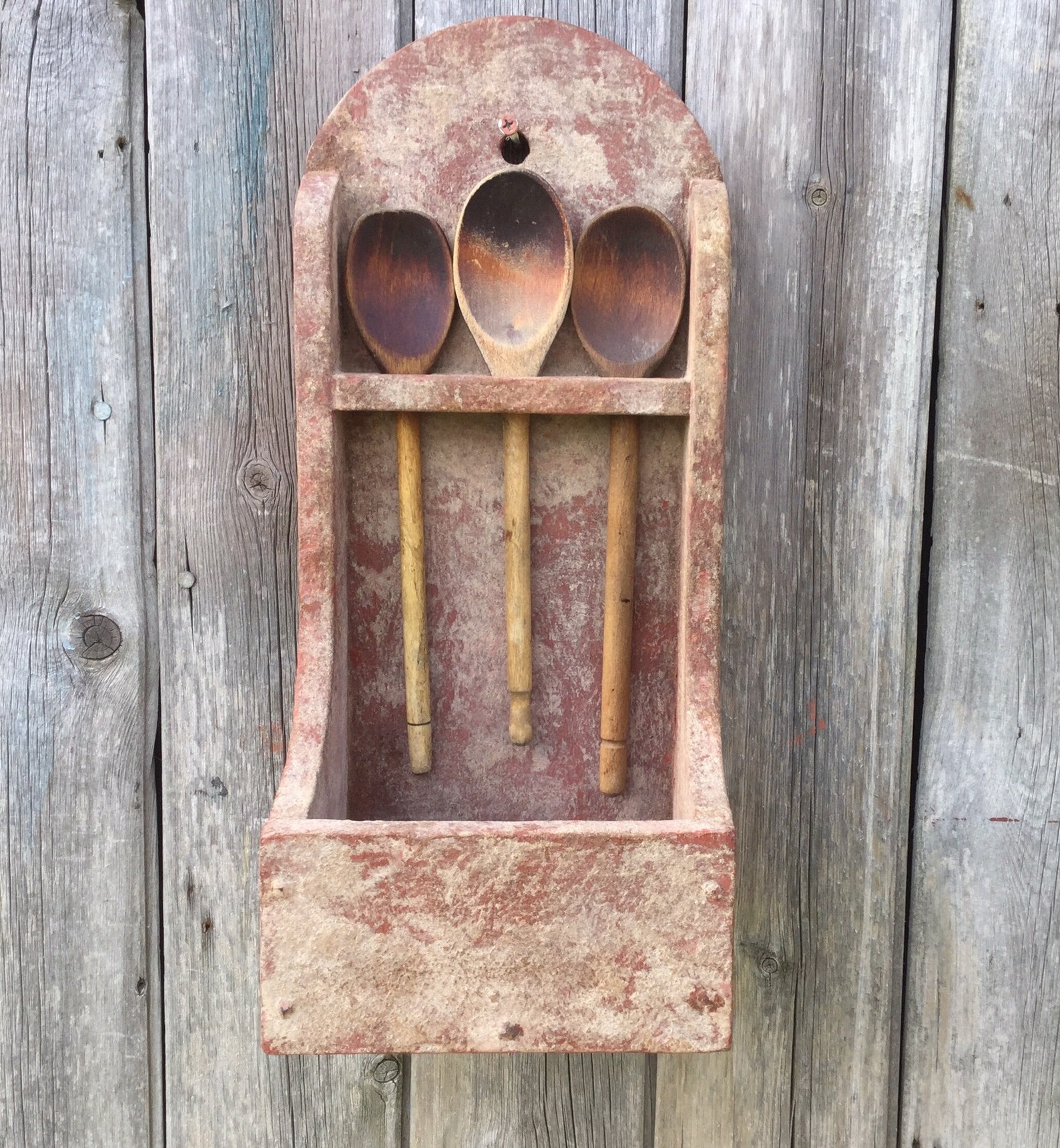 Primitive Painted Spoon Rack - Etsy UK
