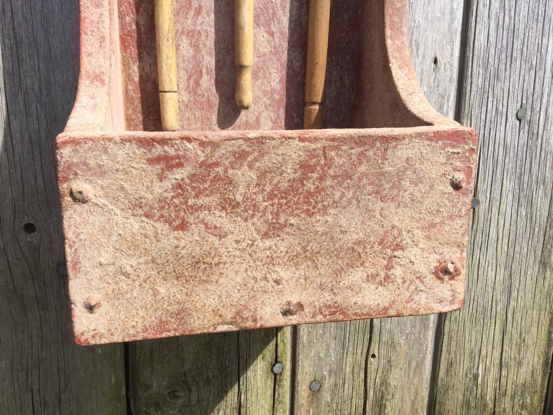 Primitive Painted Spoon Rack - Etsy UK