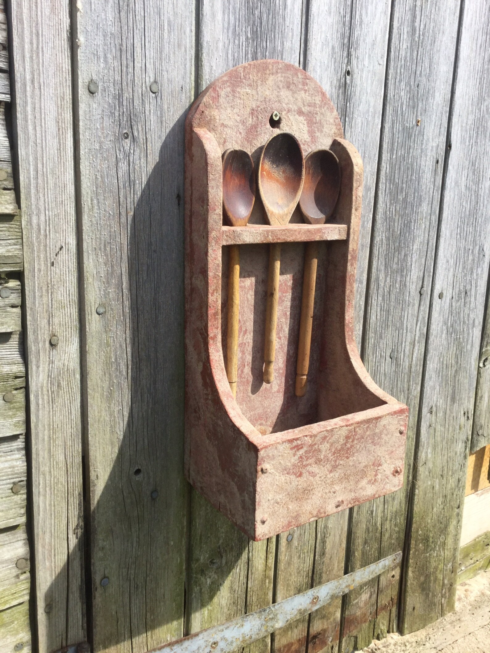 Primitive Painted Spoon Rack - Etsy UK