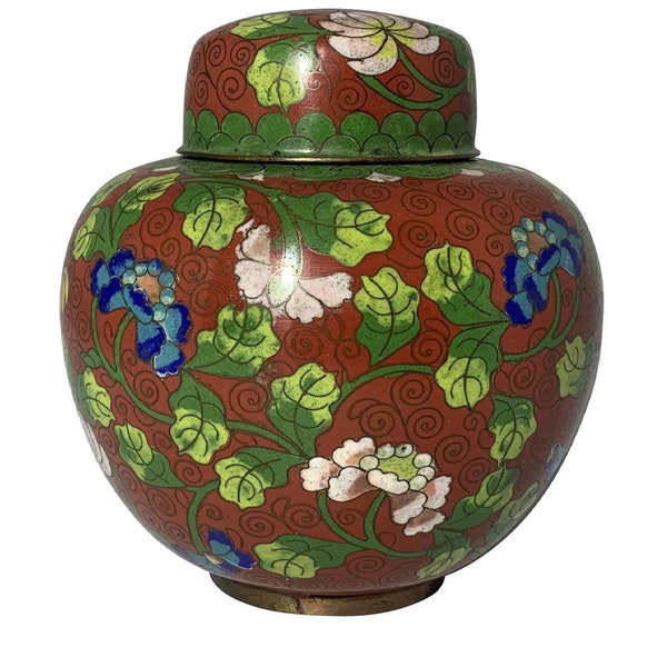 Cloisonne Ginger Jar - Etsy