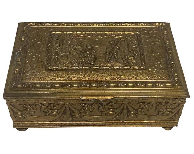 Jennings Brothers Repousse Jewelry Box JB 2735 - Etsy