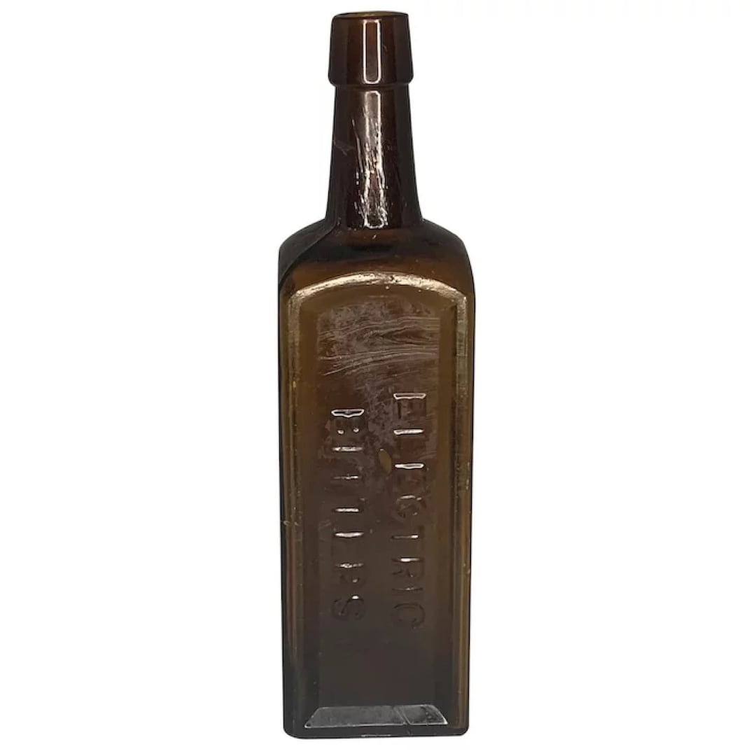 Electric Bitters H. E. Bucklen & Co. Amber Bottle C. 1890s FREE ...