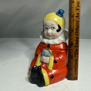 Art Deco Lusterware Pierrot Clown Inkwell Rare FREE SHIPPING - Etsy