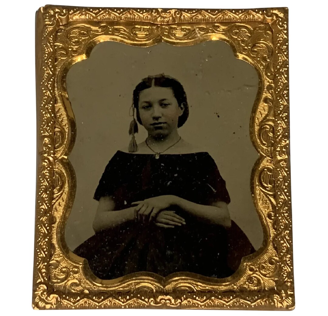 Ambrotype Girl Portrait Ninth Plate - Etsy
