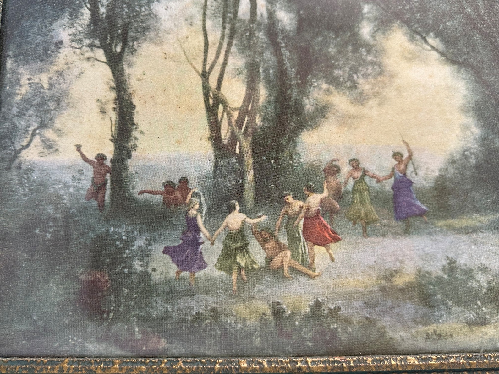 Dance of the Nymphs After Jean Baptiste Camille Corot Framed - Etsy