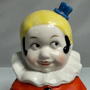 Art Deco Lusterware Pierrot Clown Inkwell Rare FREE SHIPPING - Etsy