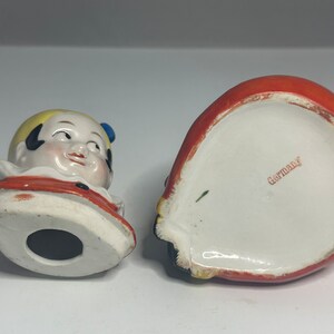 Art Deco Lusterware Pierrot Clown Inkwell Rare FREE SHIPPING - Etsy