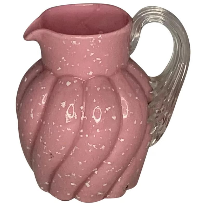 Vasa Murrhina Spangle Glass Cream Jug FREE SHIPPING - Etsy