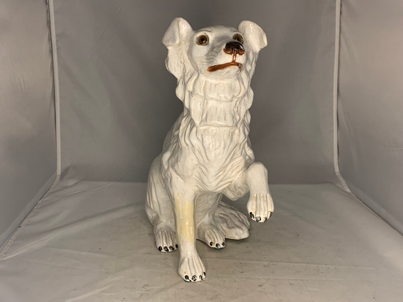 Italian Terracotta Dog Statue C. 1960s FREE SHIPPING - Etsy