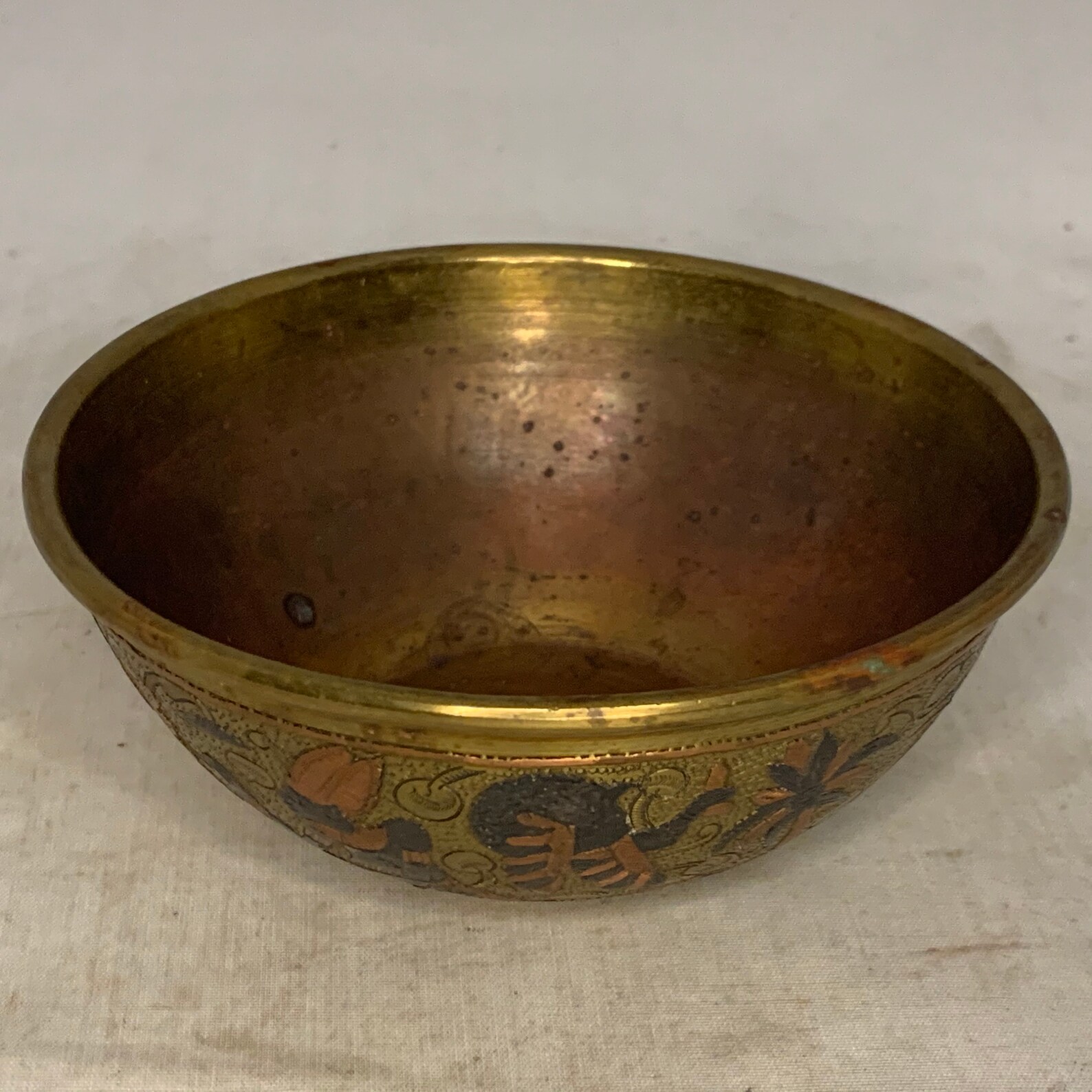 Cairo Ware Mixed Metals Bowl FREE SHIPPING | Etsy