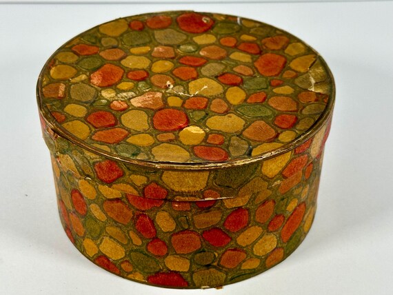 Antique Wallpaper Band Box FREE SHIPPING! - Gem