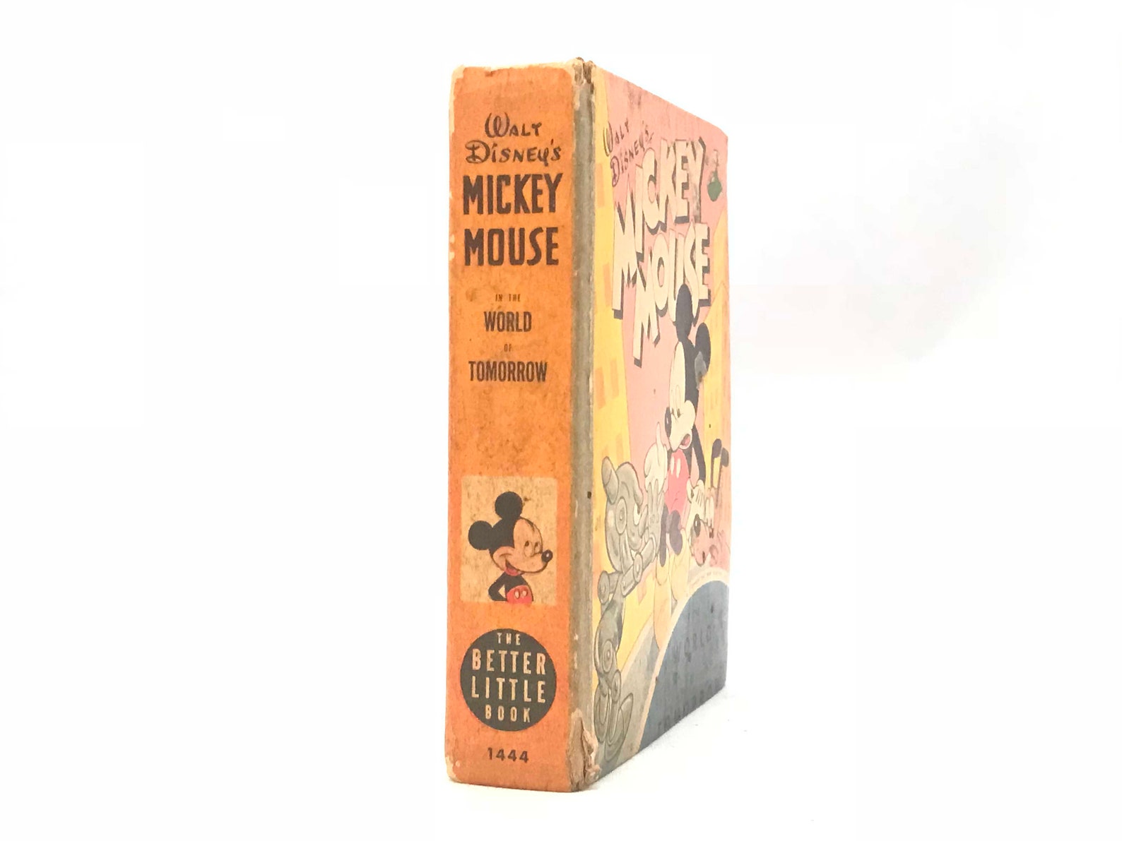 Big Little Book Walt Disney's Mickey Mouse in the World of - Etsy