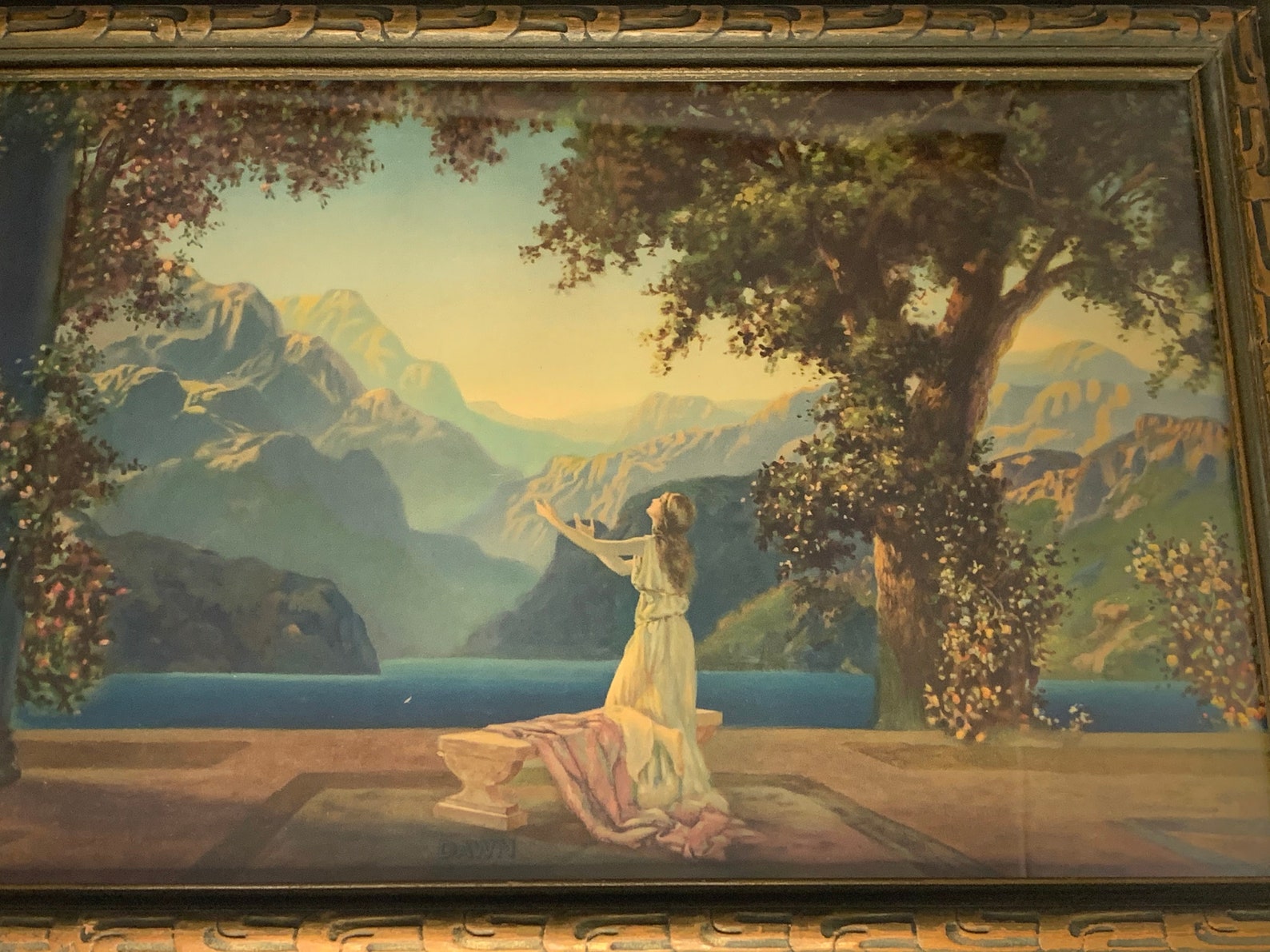 R. Atkinson Fox Dawn Art Deco Framed Print c. | Etsy