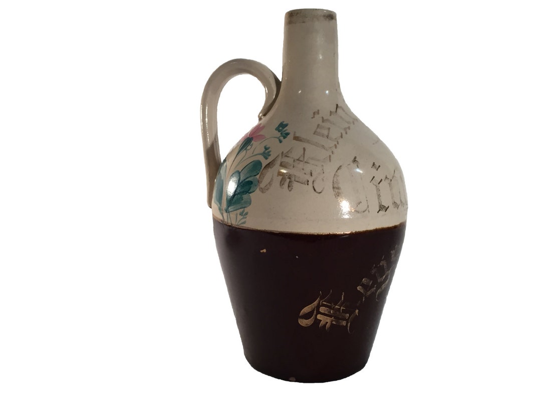 Fulper Pottery Stoneware Whiskey Fancy Jug: Klein Bros, Cincinnati - Etsy