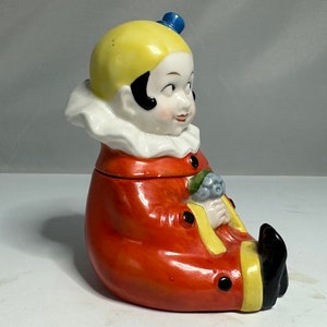 Art Deco Lusterware Pierrot Clown Inkwell Rare FREE SHIPPING - Etsy