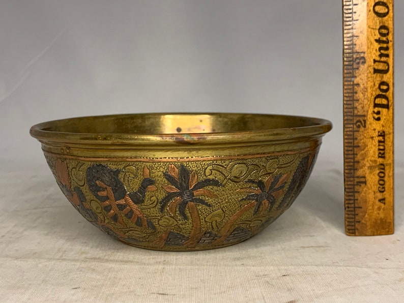 Cairo Ware Mixed Metals Bowl FREE SHIPPING | Etsy