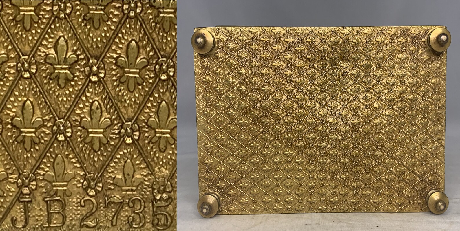 Jennings Brothers Repousse Jewelry Box JB 2735 | Etsy