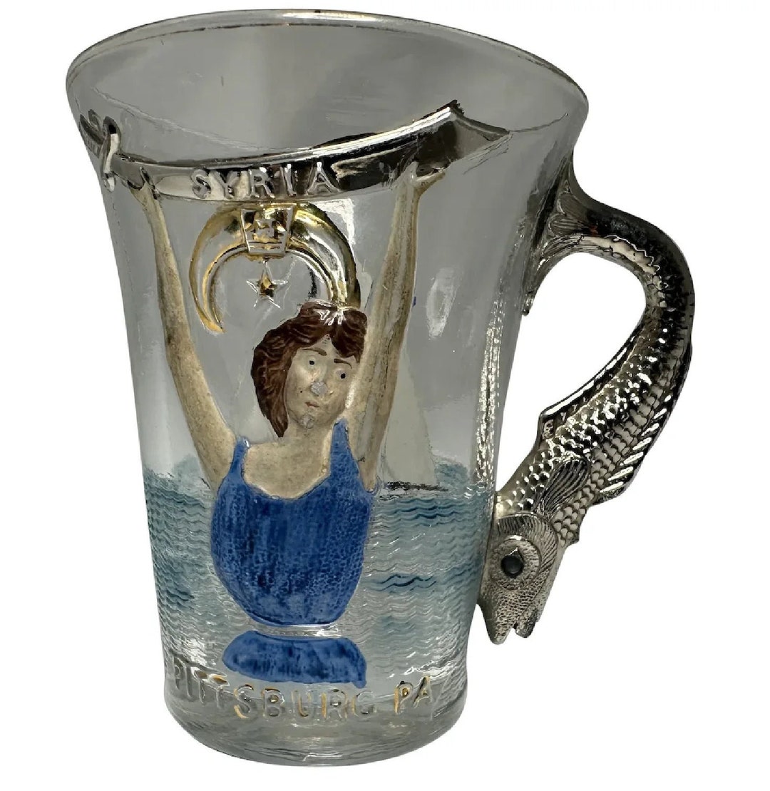 Antique 1904 Shriners Souvenir Cup: Syria Temple, Atlantic City - Etsy