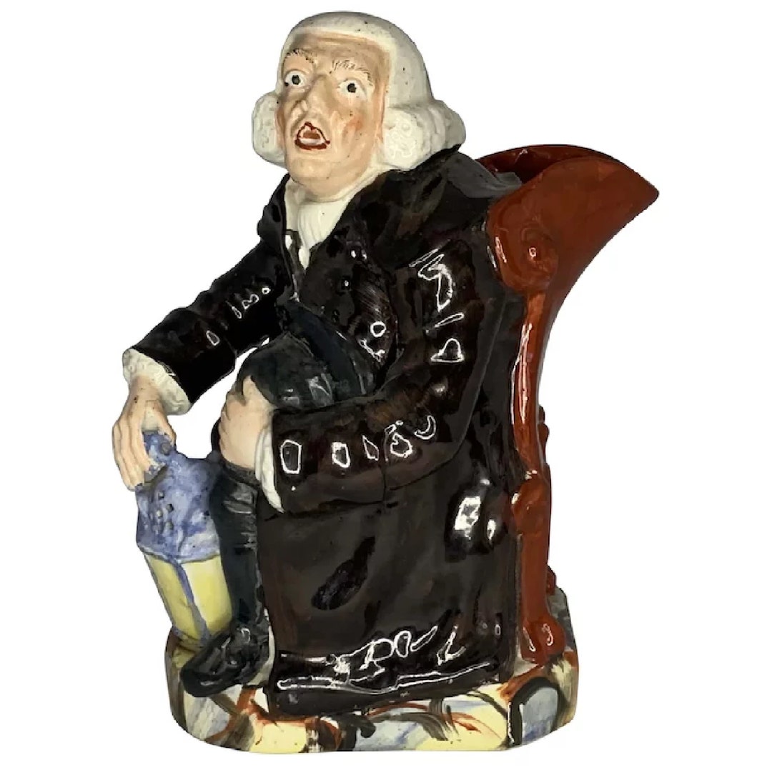 Antique Staffordshire Night Watchman Toby Jug: George Whitfield, C ...