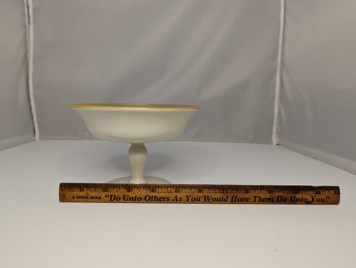 Steuben Aurene & Calcite Art Glass Compote - Etsy