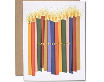 Birthday Candles Happy Birthday Birthday for Her Colourful Birthday ...