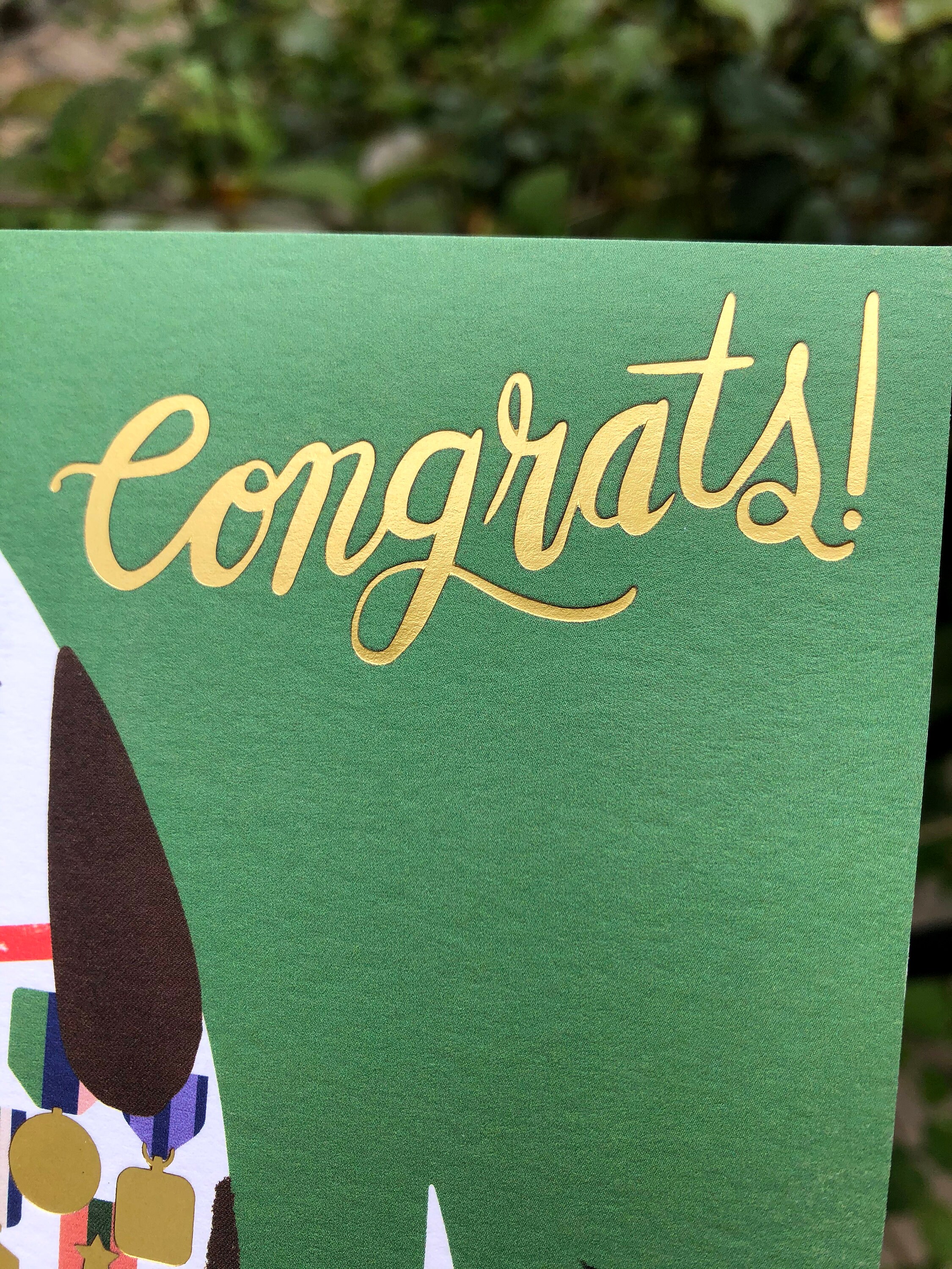 Congrats! Happy Dog Card - Etsy