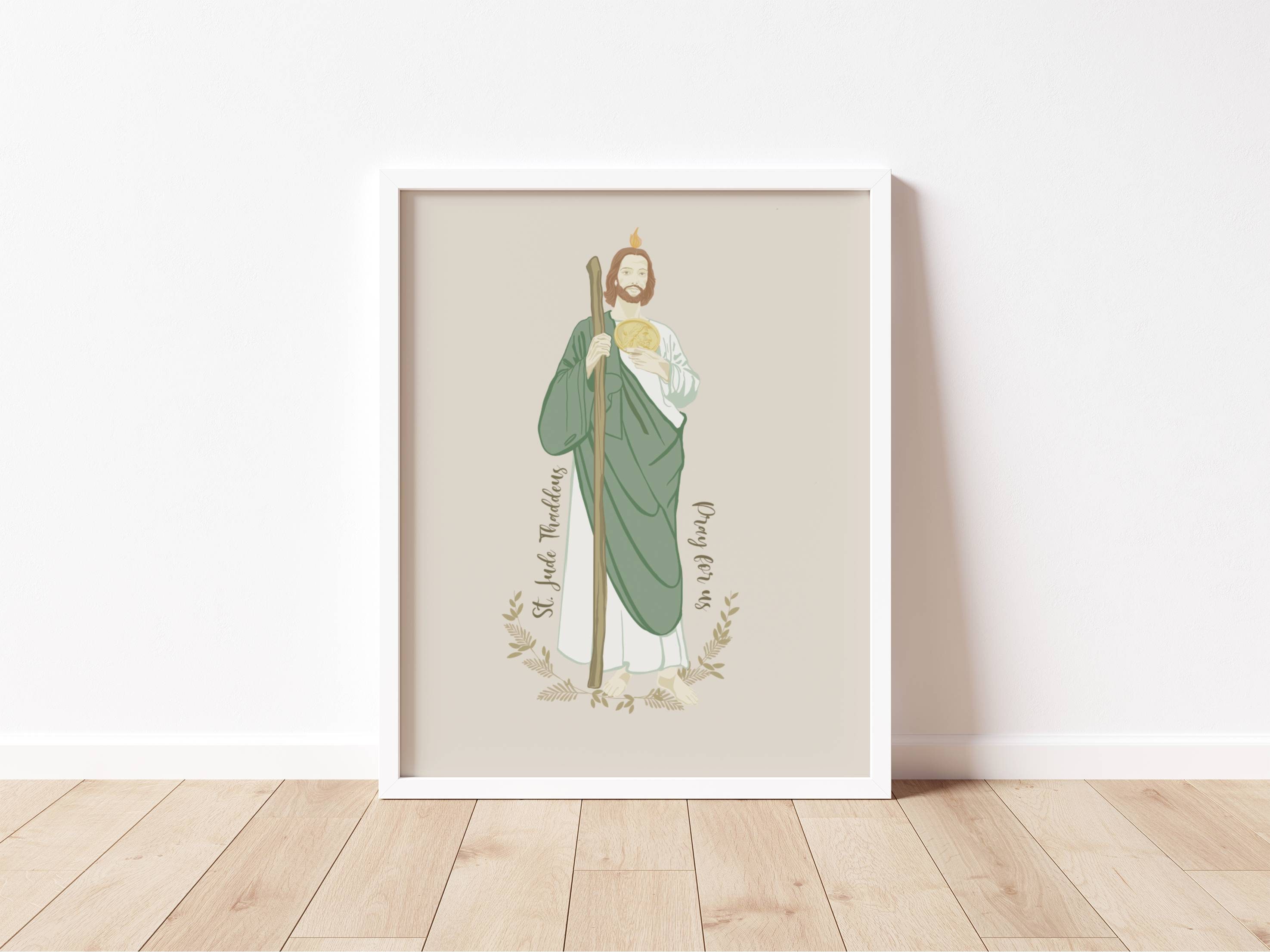 St jude art print - Etsy México