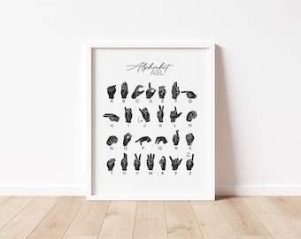 American Sign Language ASL Version 2 Digital Download - Etsy Canada