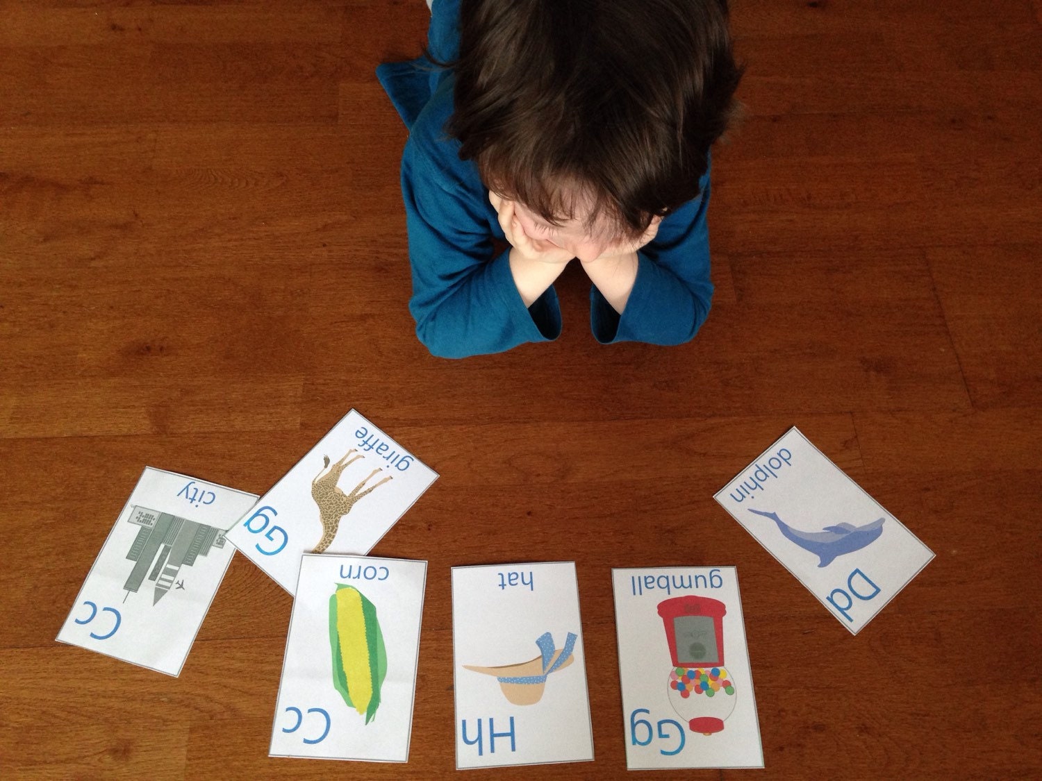 Printable Montessori Alphabet Flashcards - Etsy