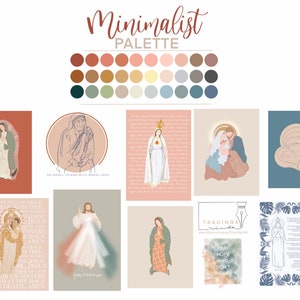 Divine Mercy - Minimalist Catholic Art Print - DIGITAL DOWNLOAD - Jesus ...