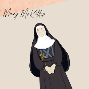St. MARY MACKILLOP - Catholic Saint Art Print - Digital Download ...