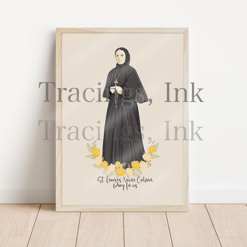 Catholic Art Cabrini - Etsy UK
