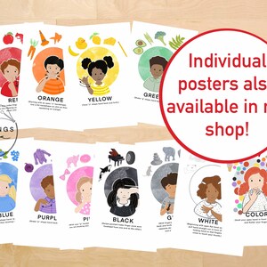 ASL COLOR POSTER Printable Sign Language - Educational Poster ...