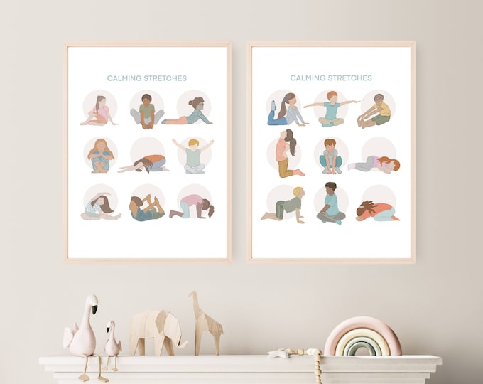 Educational POSTER CALM CORNER Printable, Zone, Calming Strategies ...