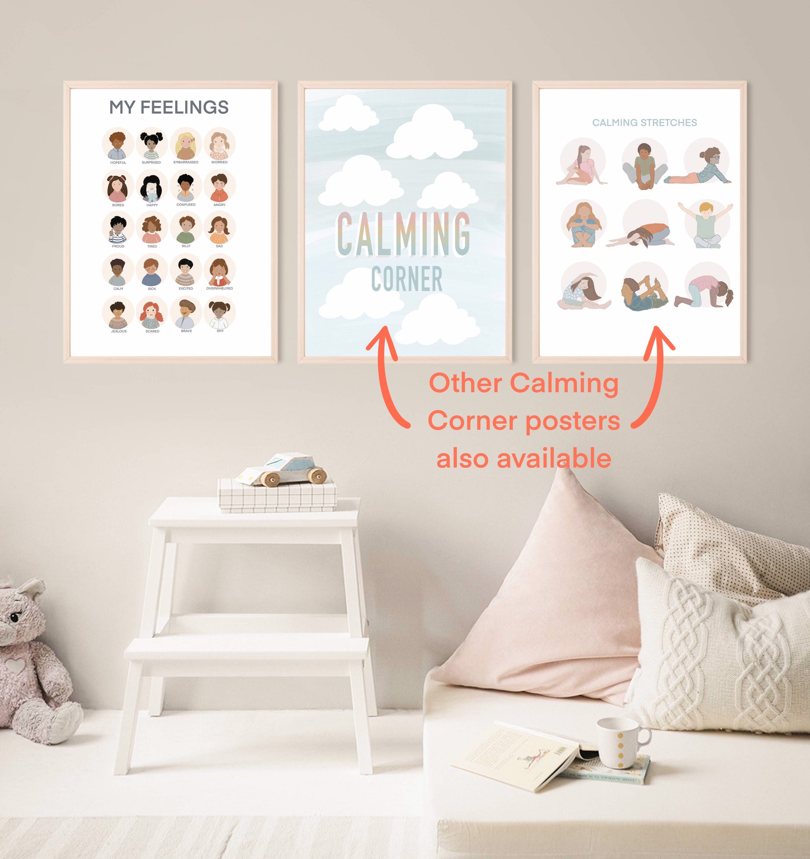 MY FEELINGS Emotions Poster With 20 Emotions - Educational Poster ...