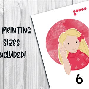10 ASL NUMBER POSTERS - Flashcards- Printable Sign Language ...
