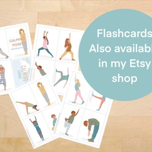 CALMING CORNER POSTER Printable Stretching, Breathing, Yoga ...