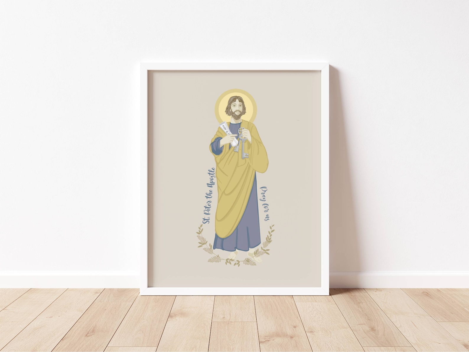 St PETER THE APOSTLE - Catholic Saint Art Print - Digital Download ...