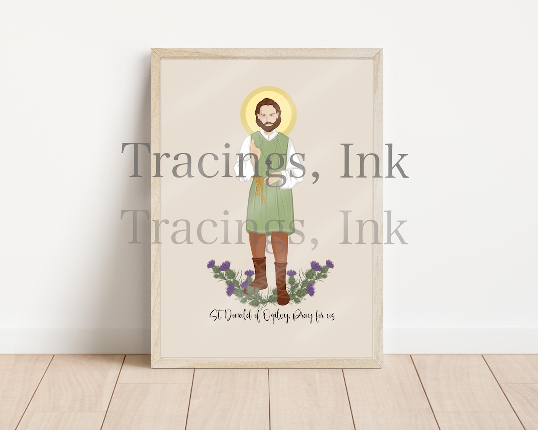 St. DONALD OF OGILVY - Catholic Saint Art Print - Digital Download ...