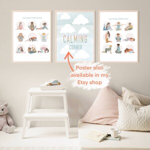 Educational POSTER CALM CORNER Printable, Zone, Calming Strategies ...