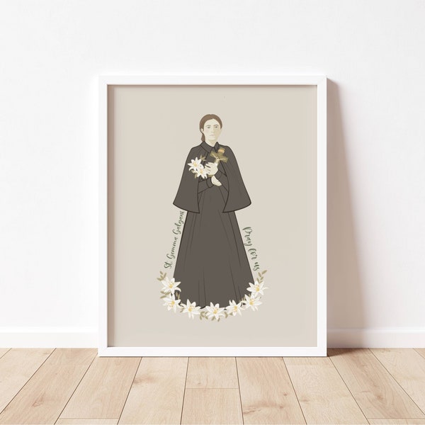 St Gemma Galgani Art - Etsy