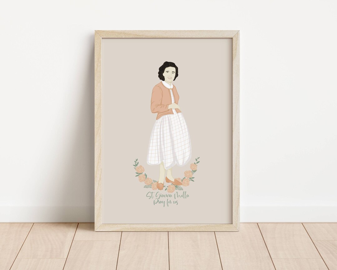 ST GIANNA MOLLA - Catholic Saint Art Print - Digital Download ...