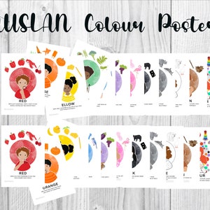 24 AUSLAN COLOUR POSTERS- Northern and Southern - Printable Sign ...