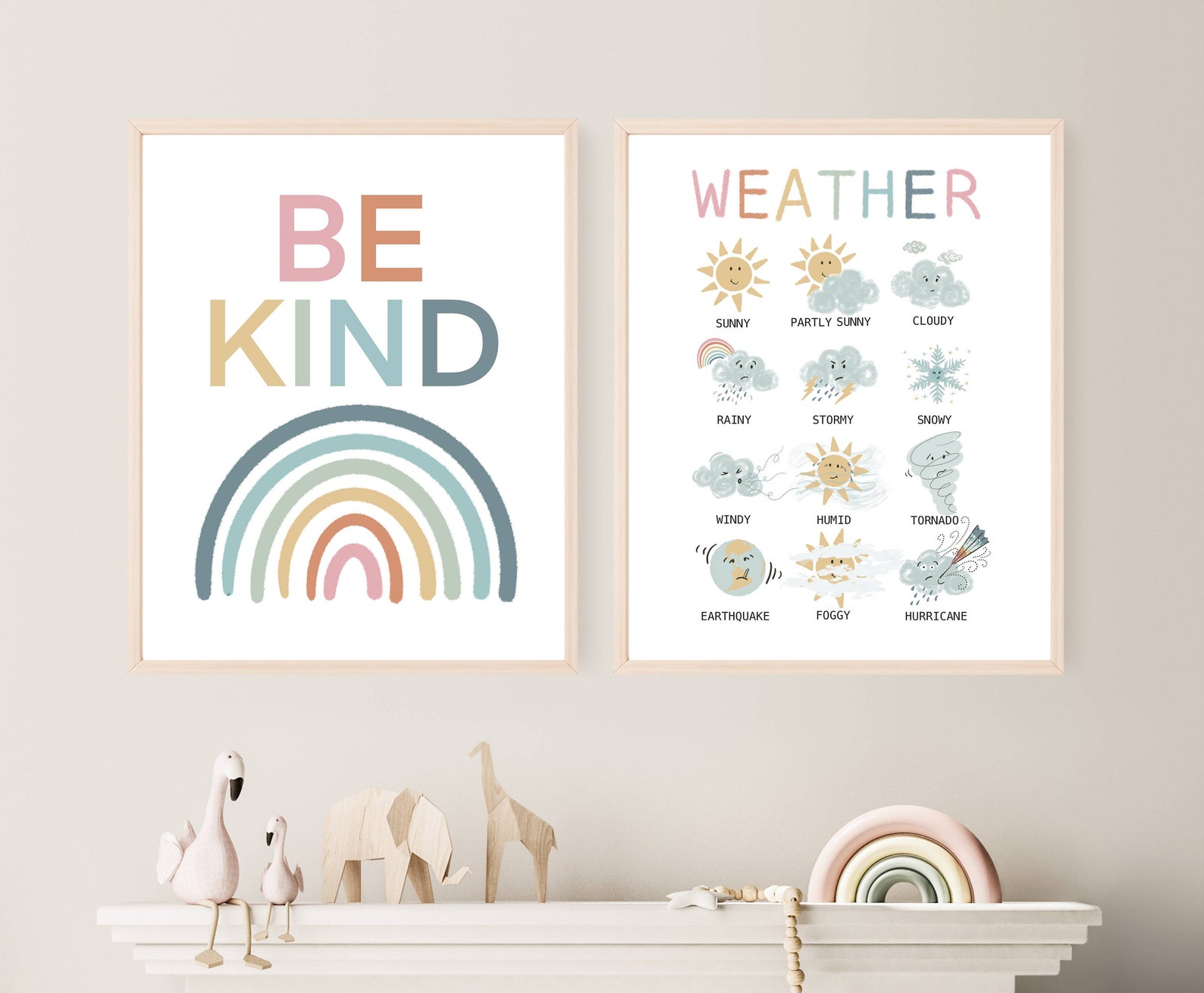 Classroom Decor - 10 Posters - MINIMALIST - Emotions - Alphabet ...