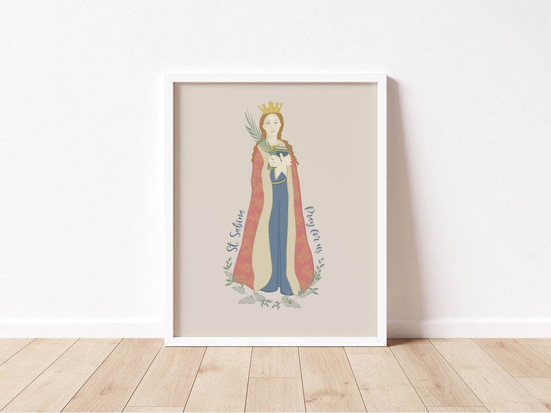 ST SABINA of Rome - Catholic Saint Art Print - Digital Download ...