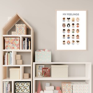 MY FEELINGS Emotions Poster With 20 Emotions - Educational Poster ...