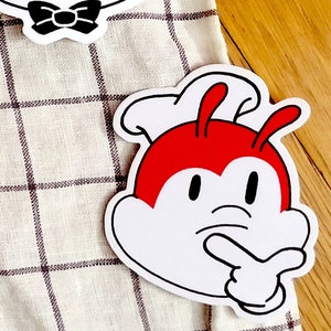 Asian Snacks Stickers | Thinking Jollibee Vinyl Die Cut | Filipino ...