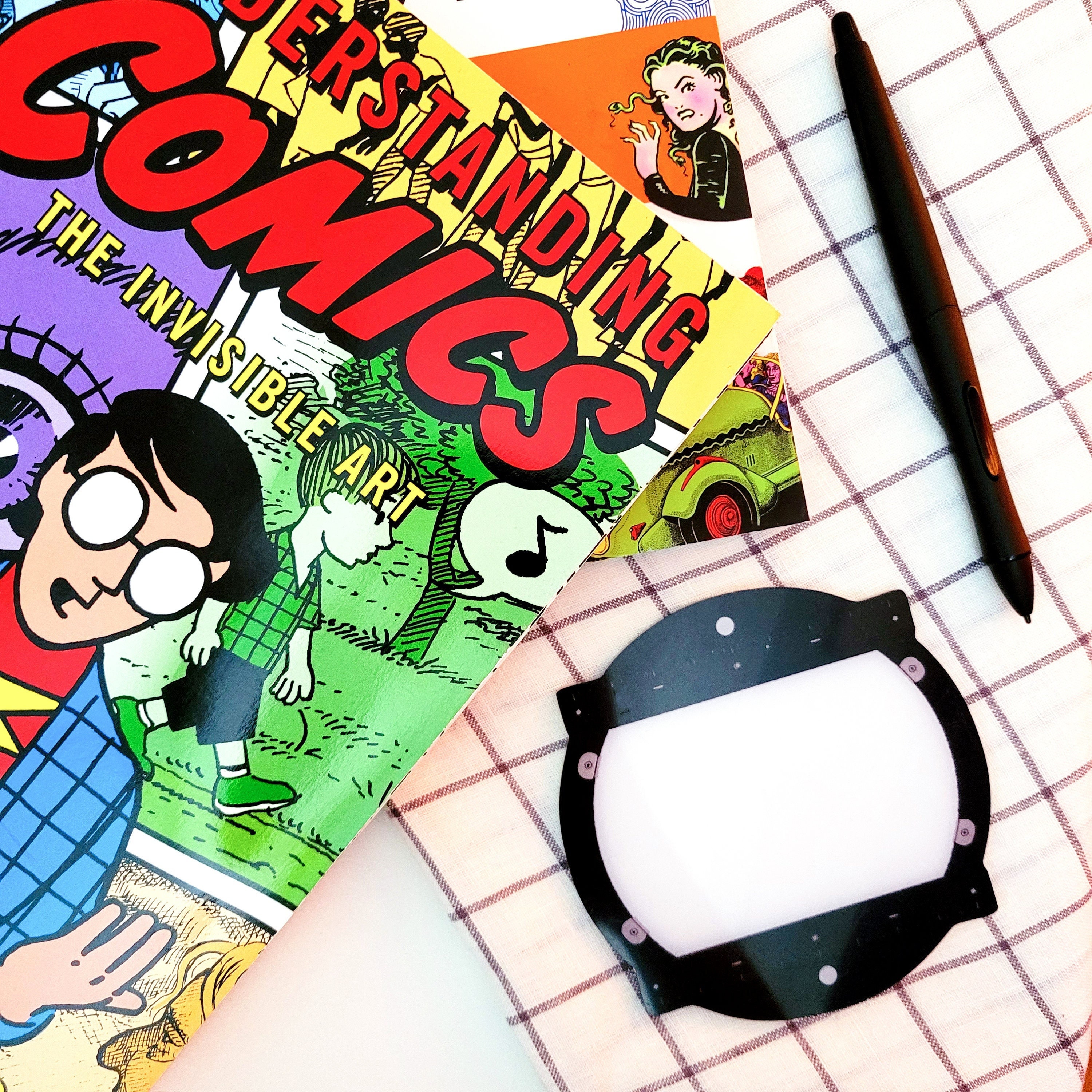 Animation Disc Acrylic Drink Coaster Studio Oxberry Cel Drawing Light ...